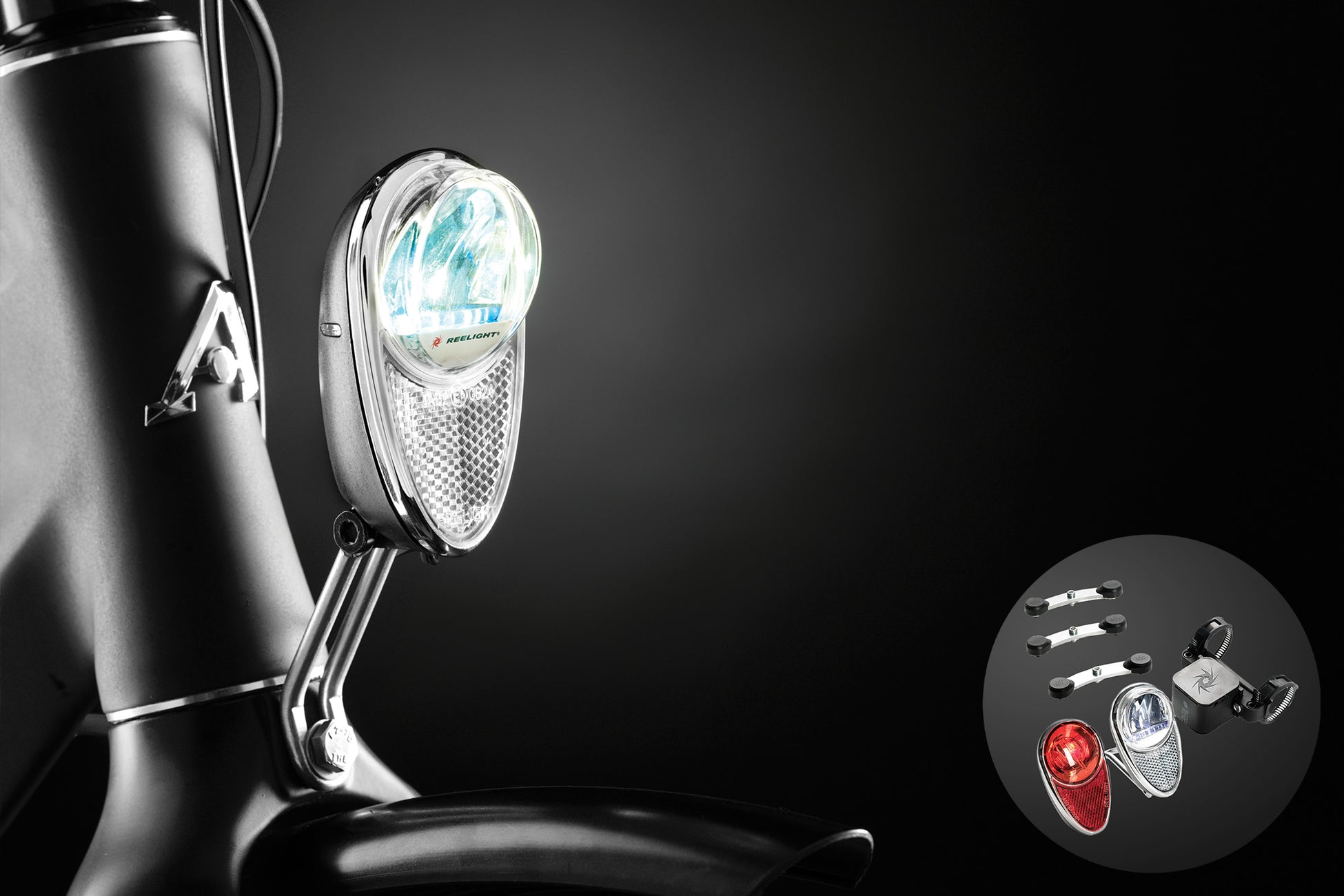 NOVA Modular Battery-Free Bike Light System | Contactless Rim Dynamo ...