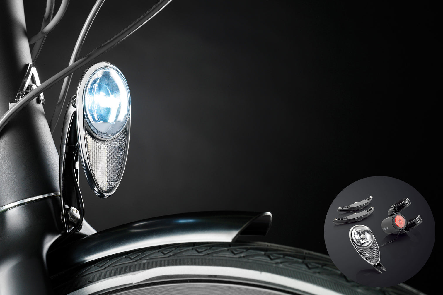 NOVA Modular Battery-Free Bike Light System | Contactless Rim Dynamo ...